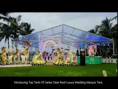 FD Series Clear Roof Luxury Wedding Marquee Tent