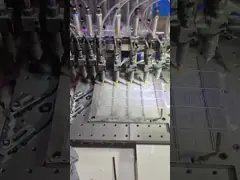 18 컬러 자동 부드러운 PVC 분배 기계 실리콘 색칠 기계