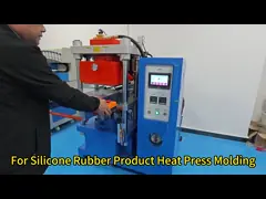 50T macchina di vulcanizzazione a pressione a vuoto per le attrezzature di fabbricazione di marchi in silicone