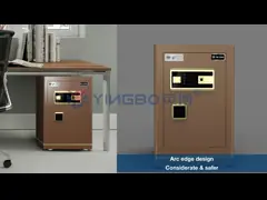 China Dual Alarm Office Small Safe Deposit Box OEM H600mm Smart Fingerprint Lock for sale