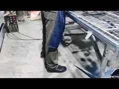 China PVC Coating Robot Machine Safety Metal Fence For Warehouses Production Lines for sale