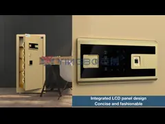 YB/RS-100 fingerprint lock home safes golden