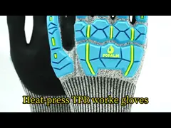 China Safety TPR Gloves Vibration Resistant Impact Resistant Gloves For Mechanical Repairs for sale
