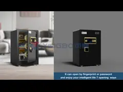 YB/RS-60 fingerprint lock home safes black