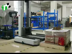 China Telescopic Fork Pallet Truck AGV Automated Guided Vehicle Side Fork Type 50KG-100KG for sale