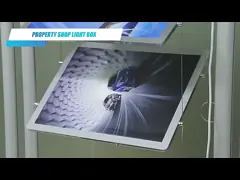 A3 A4 Crystal Light Box Led Frames Illuminated Light Box Hanging Window Display