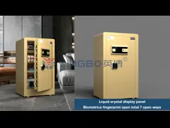 YB/RS-80 fingerprint lock home safes golden
