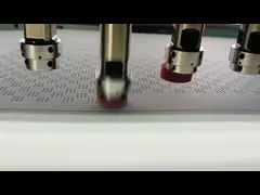 5개의 오스트리그를 가진 가죽 절단 기계