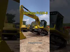 Komatsu PC220 Amphibious Mini Hydraulic Excavator With Compact Structure