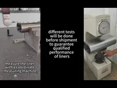 Parallel twin screw extruder liner testing
