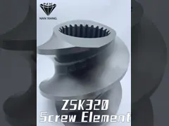 China DIN Vacuum Hardened Extruder Single Flighted Screw Elements Convey Screw Element for sale