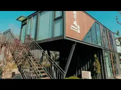 Casa di container modulare in stile europeo per alloggi, assemblaggio rapido