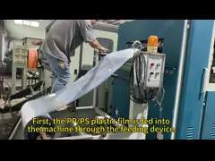 Energy-saving, environmentally friendly and efficient plastic cup making machine