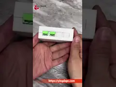 4 포트 실내 광섬유 출구 상자 FRB-4C DIN 35mm 랙 장착 OTB 흰색