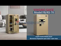 YB/RS-70 fingerprint lock home safes golden