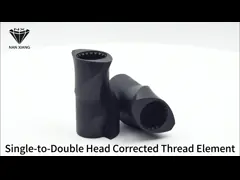 Single-to-Double Head Corrected Thread Element