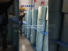 LANTU air filter cap making line workshop China manufacturer