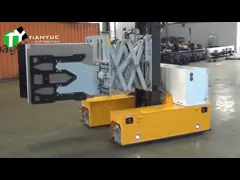 China High Precision Reach Forklift AGV 1500KG Load Capacity 48V Power with 1.6m Fork Height for Industrial Automation for sale