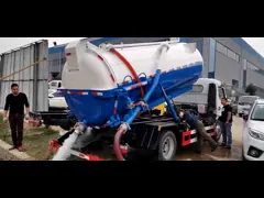 sewage suction truck