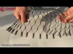 Flexibel draadtouwnet SUS304 SUS316 50x50 mm voor het beschermen