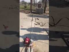 1T portable gas winch for cable pulling and lifting