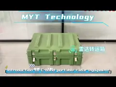 Low Altitude Security Radar Portable Phased Array C-Band Digital Detection Radar System Easy Carried