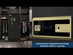 YB/RS-150 fingerprint lock home safes black