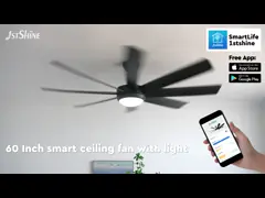 8 Blades Dimmable LED Ceiling Fan with Remote Control Lower Noise