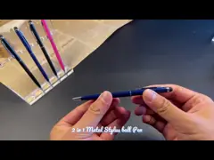 China Twist-Type Touch Screen Ball Pen Classic Slender Ballpoint Pen Hotel Promotion Pen for sale