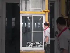 China UPVC Vinyl Custom Patio French Doors Double Tempered Glass Sliding Door for sale