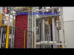 China Low-Level Depalletizer for Empty Glass Bottles Glass Bottle High Level Depalletizer for sale