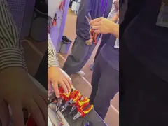 Customer tested cutting in Canton Fair