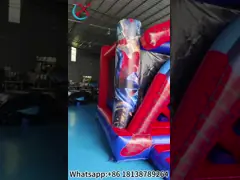 Spiderman Theme Inflatable Bouncy House Castle Jumping House