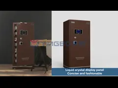YB/N6-120 solid steel home safes dual alarm