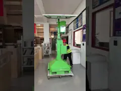 China DC 24V Solar Power Panel System Led Light Tower For Surface Mining Lighting for sale