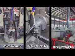 中国 バッテリー分離器のためのラインヤーを持つ耐磨ビメタルスクリューバレル 販売のため