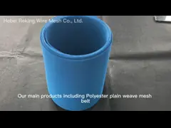 polyester plain weave square hole mesh belt