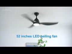 High Airflow Dimmable Led Ceiling Fan With Remote Control Energy Saving
