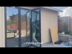 2mm Aluminium Double Glazed Premium Weatherproof Sliding Glass Doors 2.1m Height
