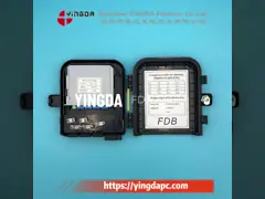 China Optical 1x8 LGX PLC Fiber Optic Splitter Box , 2in 8out outdoor FTTH splitter box for sale