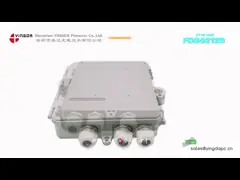 China 12 Cores Fiber Optic Splitter Box With SC/APC Adapters , Plastic Access Termination Box for sale