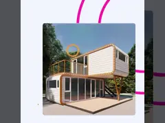 China 40ft Spacious Stacked Apple Homes Double Floor Container Modern Home for sale