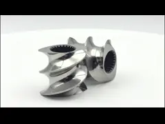 China Customized Twin Screw Transition Elements Extruder Screw Sand Blast Polishing For Plastics for sale