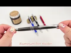 How does the weight of an aluminum ballpoint pen affect writing comfort? A641