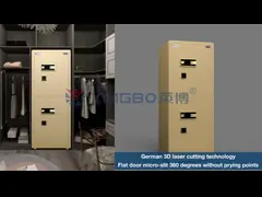 YB/RS-150D fingerprint lock home safes golden