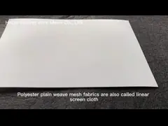 polyester plain weave square hole mesh belt