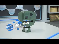 Gyro stabilized mobile visible & thermal night vision camera