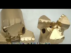 Three wing non coring drill bit