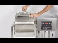 China 38L Poultry Saline Injecting Machine Stainless Steel Marinade Chicken Marinating Pickling Vacuum Meat Tumbler for sale