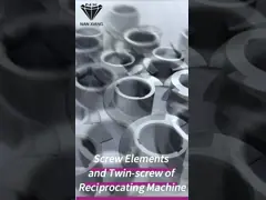 Screw Elements and Twin-screw of  Reciprocating Machine